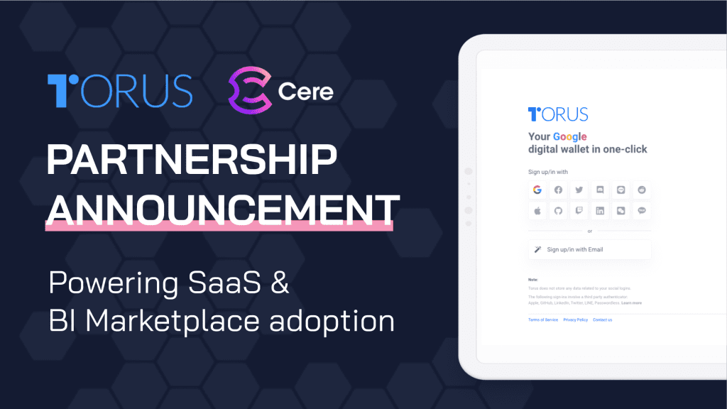 Cere Network Partners with Torus Labs for Seamless Web3 Integration | DePIN Hub