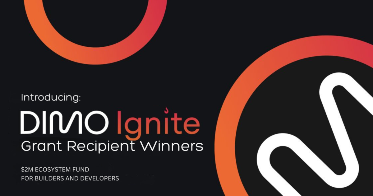 DIMO: Ignite Program Recipients Revolutionizing Infrastructure | DePIN Hub