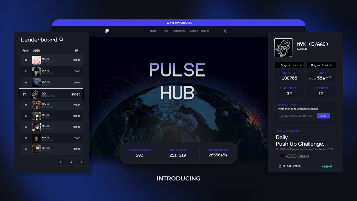 Pulse Hub: Where Fitness Meets Rewards | DePIN Hub