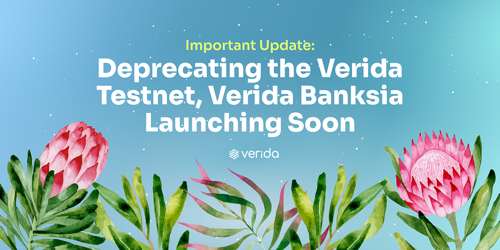 Verida Network Announces Testnet Deprecation and Mainnet Migration ...