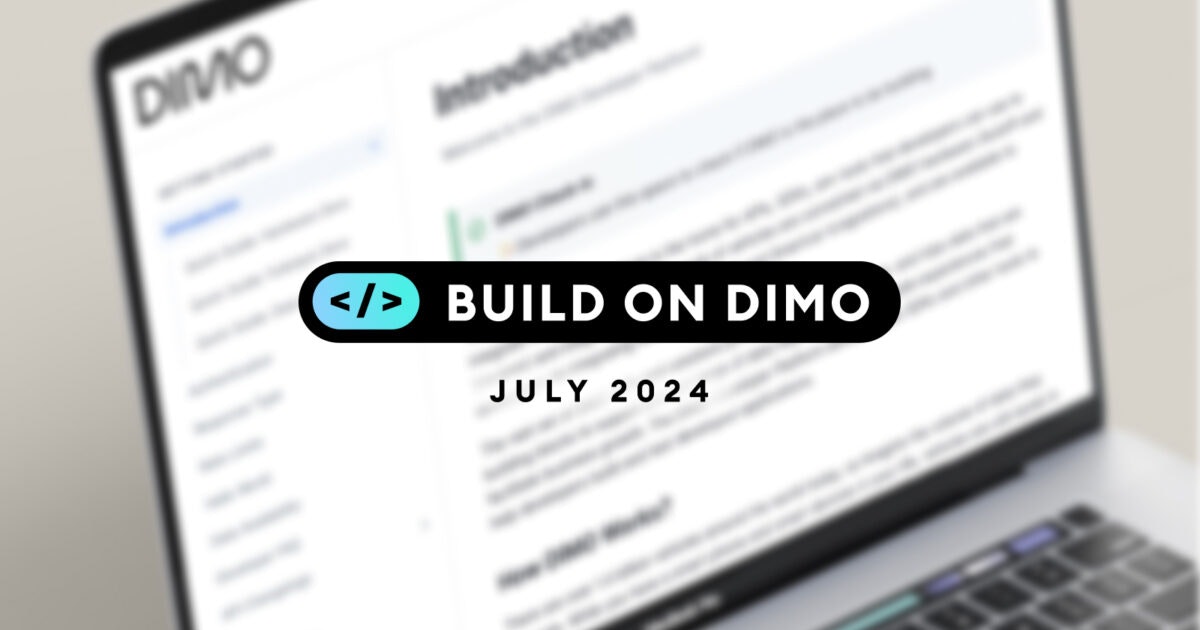 DIMO Unveils New Features and Developer Updates | DePIN Hub